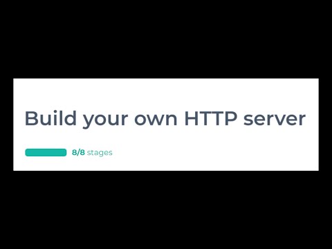 Build your own HTTP server using CodeCrafters | Python