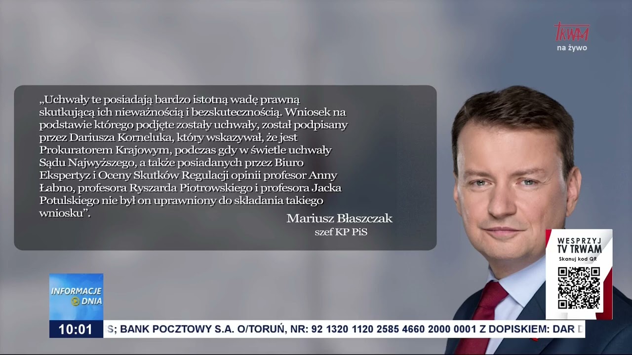Poseł Marcin Romanowski nie stawił się w prokuraturze – RadioMaryja.pl