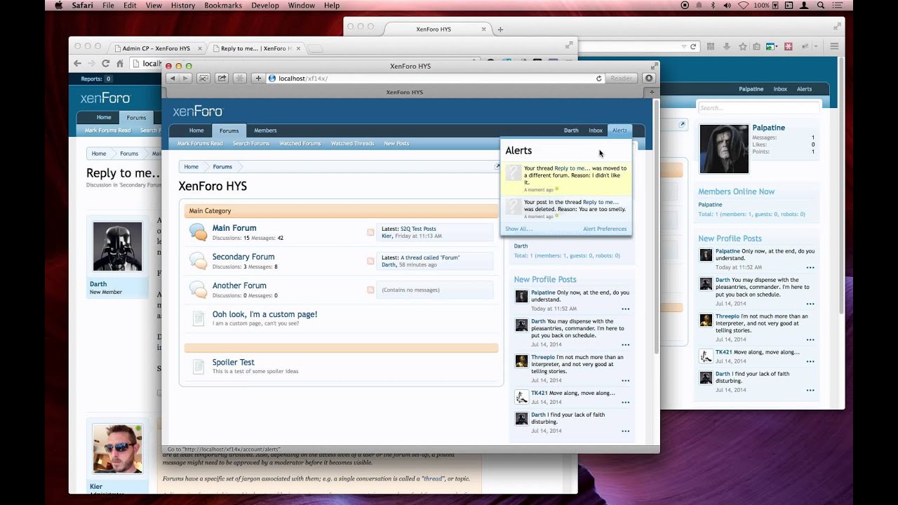 XenForo 1.4 Moderator & Admin Tools