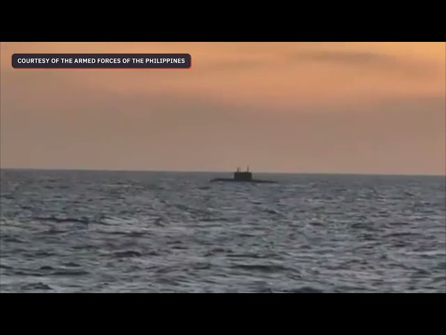 LOOK: Russian submarine sighting in the West Philippine Sea