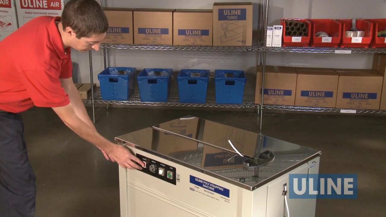 How to Set Up & Operate Uline H-2079 Poly Strapping Machine
