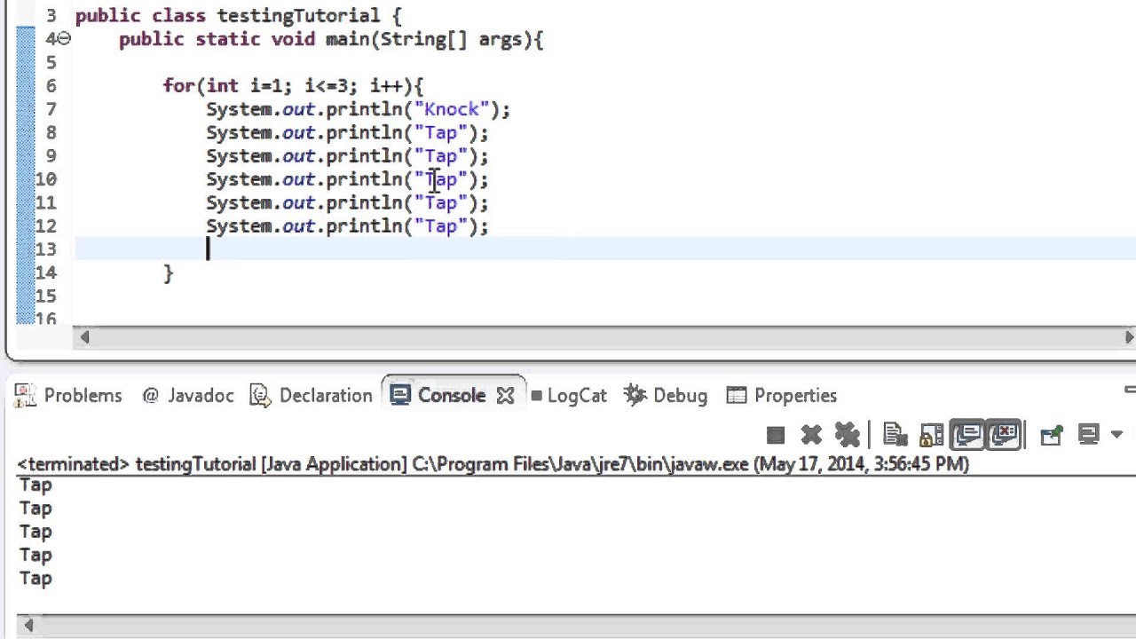 Beginner Java Tutorial #15: Nested Loops in Java