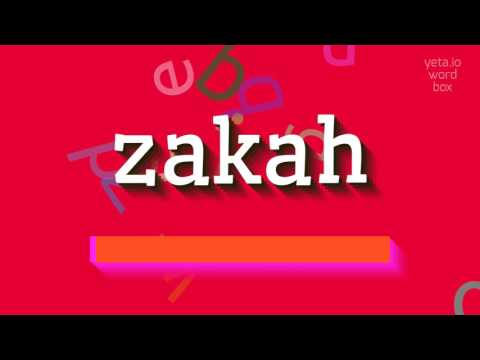 ZAKAH - HOW TO PRONOUNCE IT? #zakah