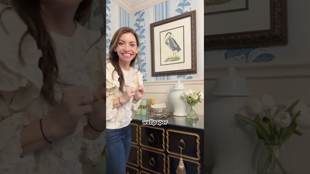 A game changing hook for hanging artwork on wallpaper! #art #wallpaper