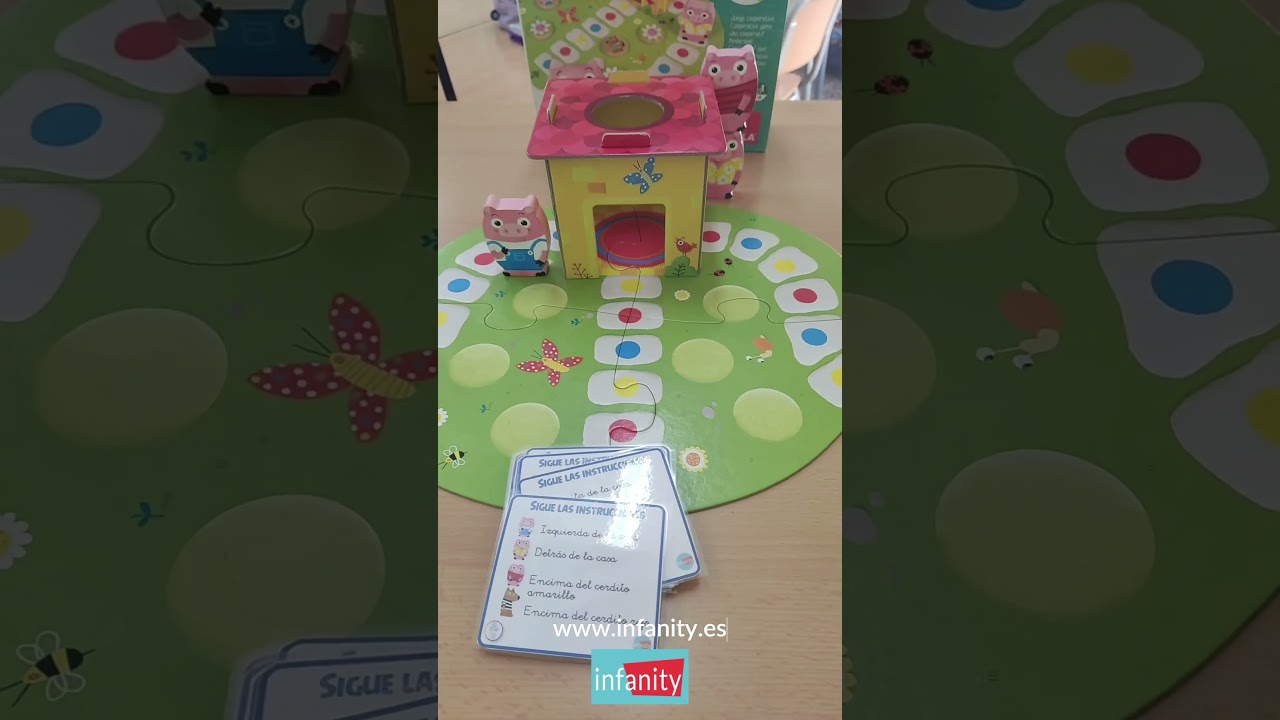 Ficha para el juego Los 3 cerditos