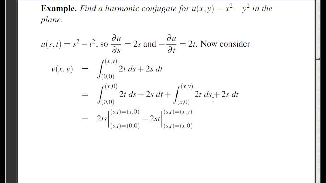 LSU   Complex Analysis   Lecture 25 harmonic functions