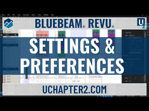 Bluebeam Revu - Settings & Preferences