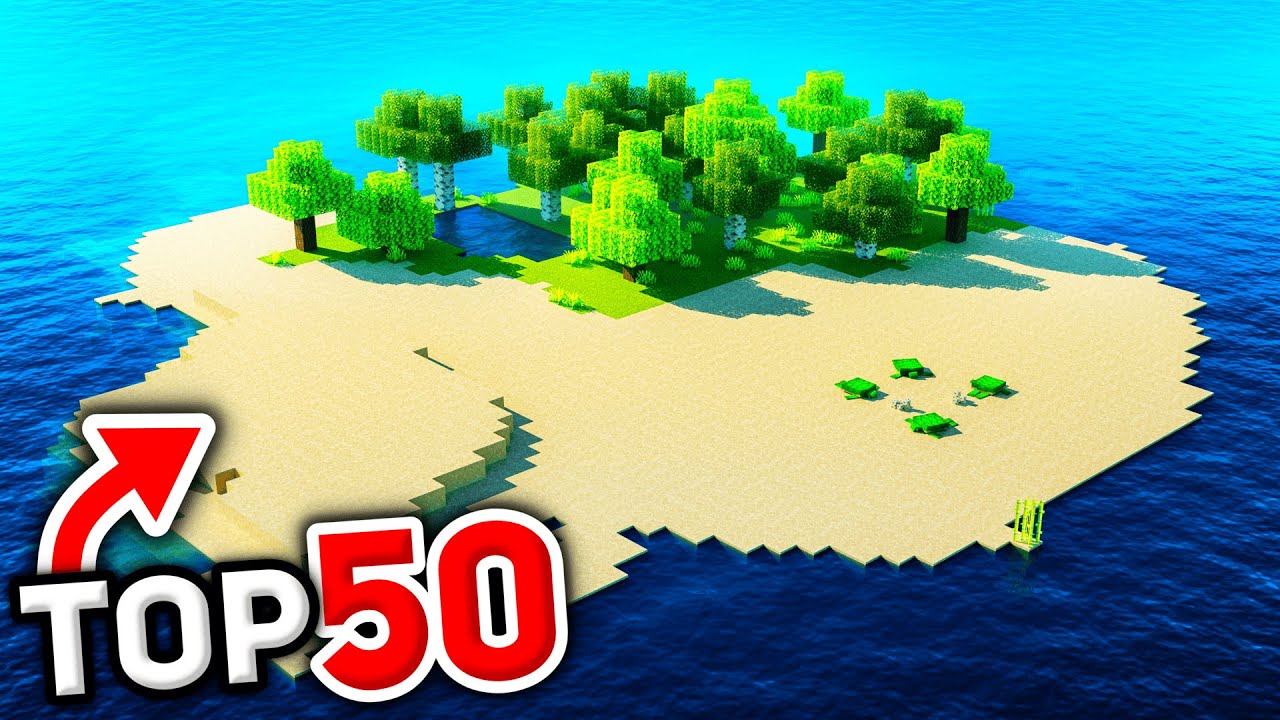 TOP 50 BEST SURVIVAL ISLAND SEEDS for MINECRAFT in 2026!