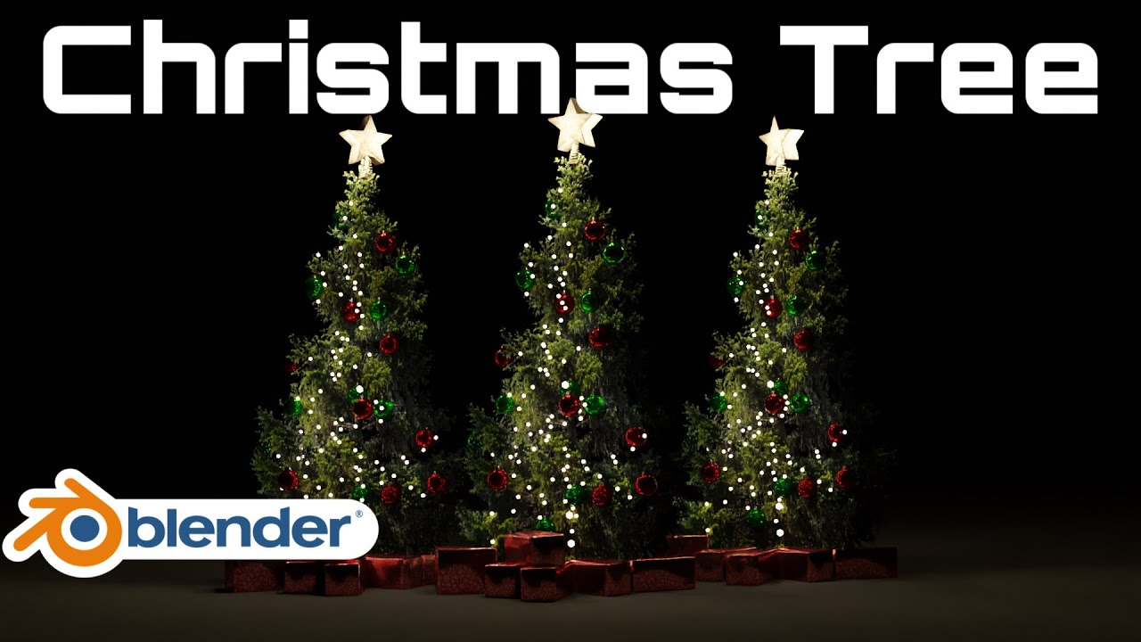 How to easily make a X-MAS tree (Blender Tutorial)