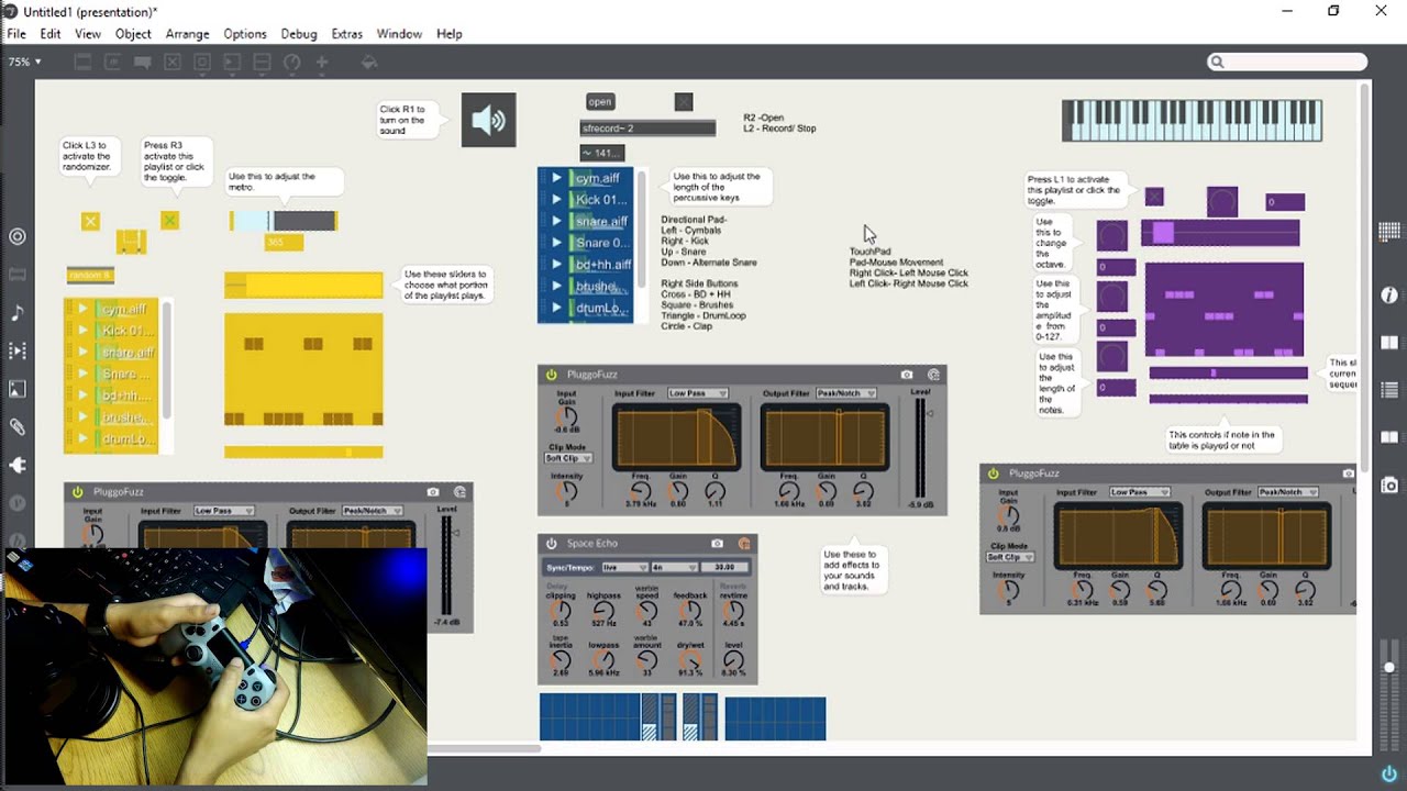 MDC211 Assignment: PS4 Controller in Max/MSP