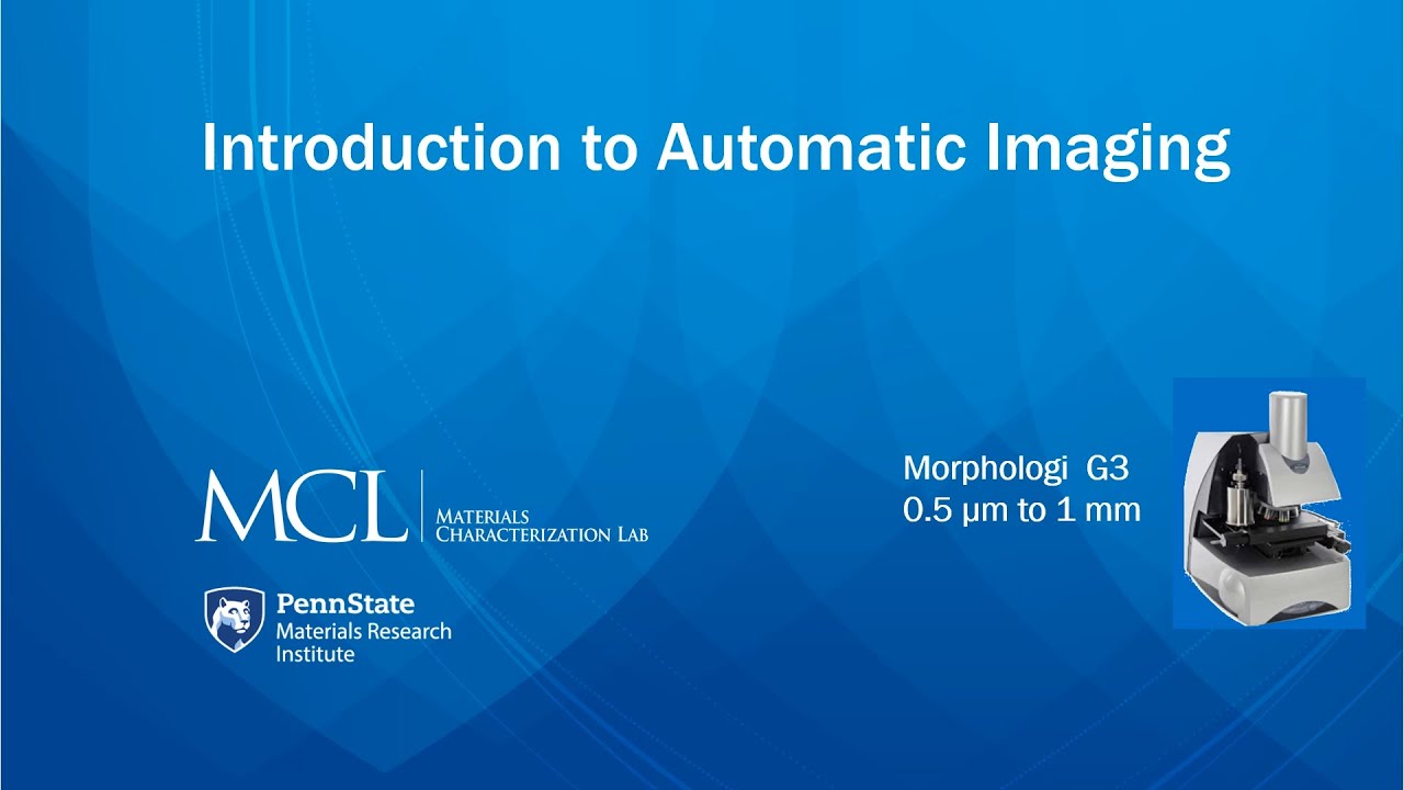 Introduction to Automated Imaging