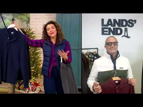 Lands' End Men's Supima Interlock Polo on QVC