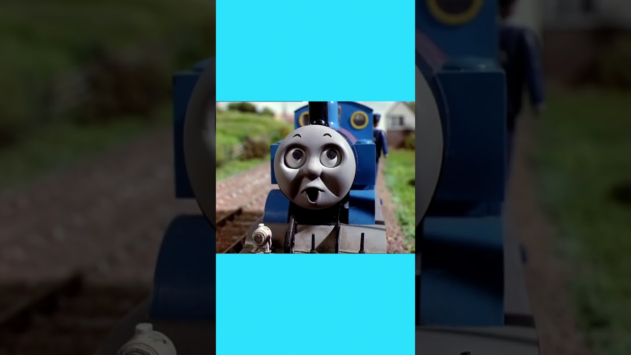 Why does Thomas' face looks  different in cgi?