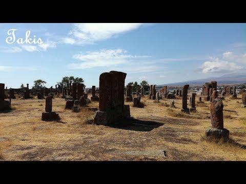 Armenian cross-stones (khachkars) in Noratus Ancient Cemetery