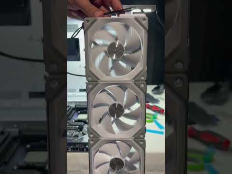 Building the fat daddy 5900x and 4080 with a little pc building asmr #tuskerpcs #rtx #lianli #game