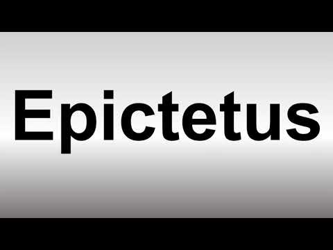 How to Pronounce Epictetus