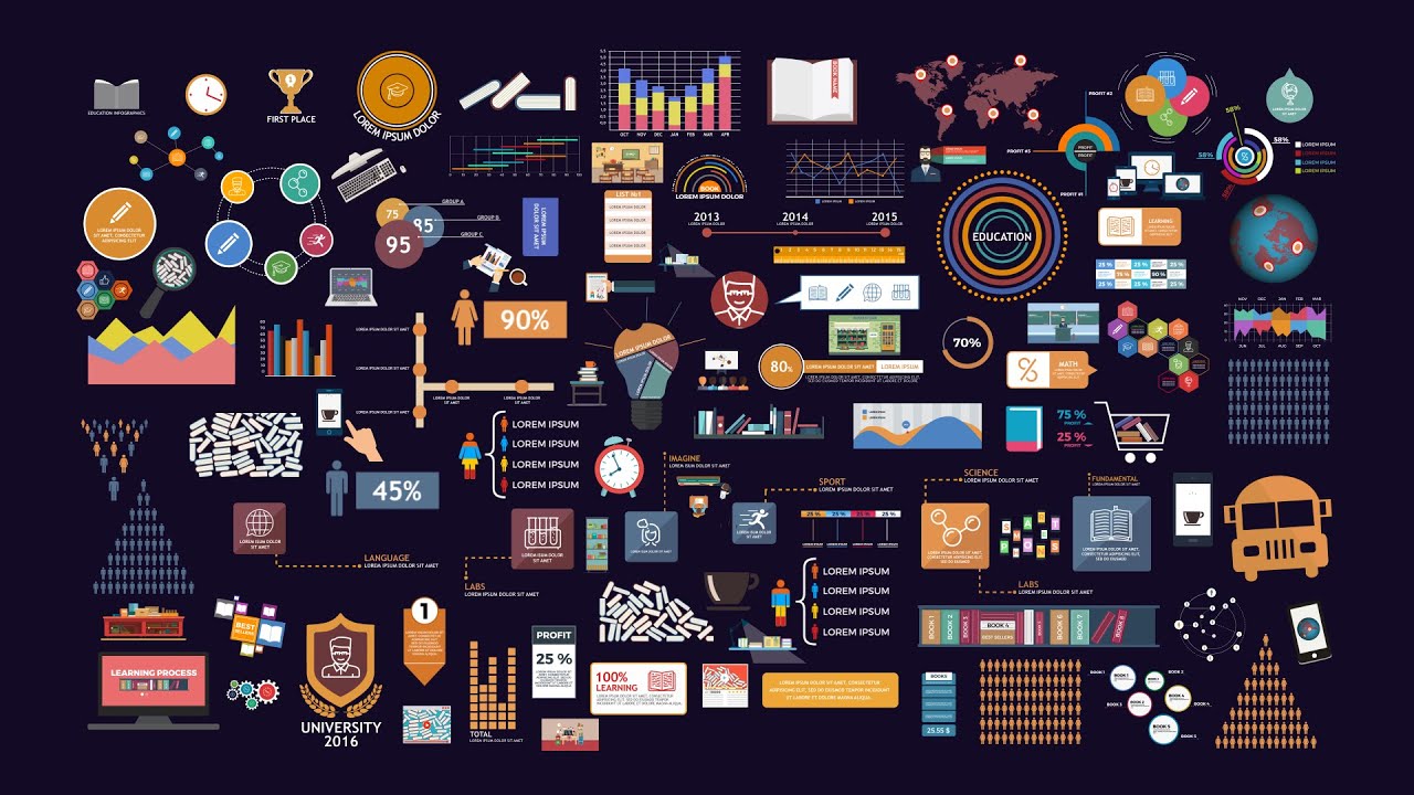 BigData - Education Infographics Pack