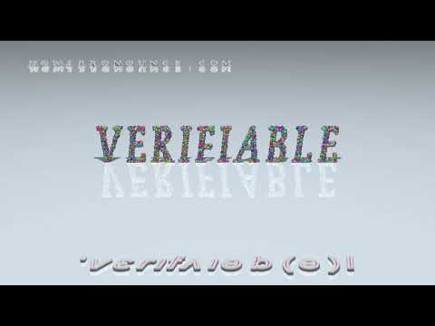 verifiable - pronunciation + Examples in sentences and phrases