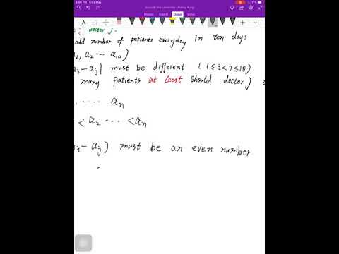 Application of pigeonhole principle