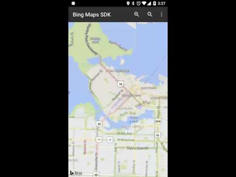 Bing Maps SDK v8 on Android