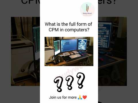 What is the full form of CPM in computers? #youtubeshorts