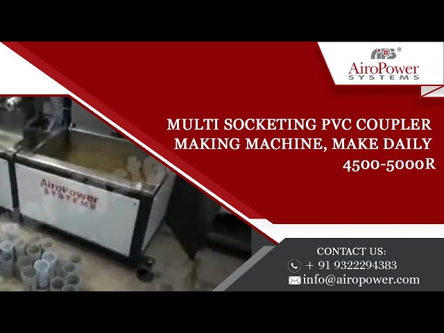 Pvc Pipe Socketing Machine - 100 kg/hr Multi Pvc Pipe Socketing Machine ...