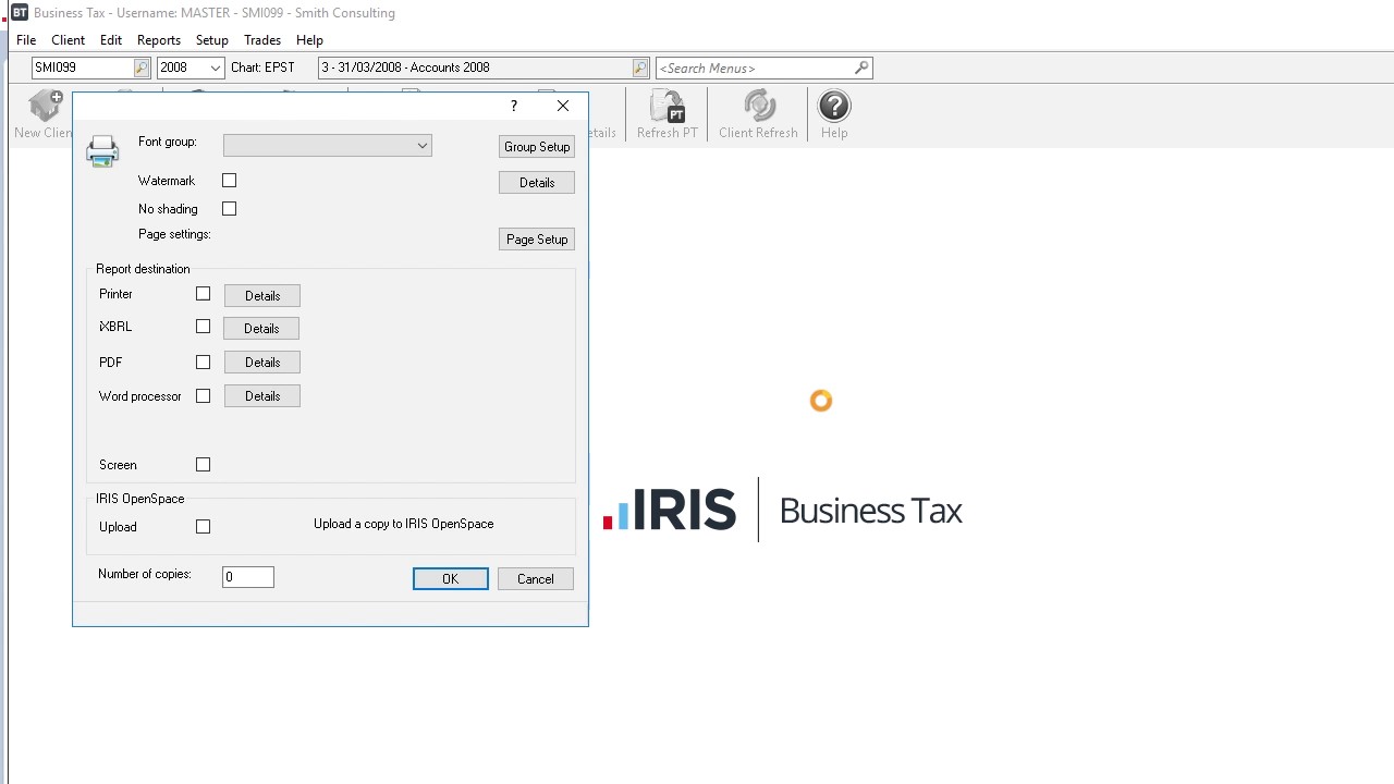 Upload tax return to OpenSpace for eApproval