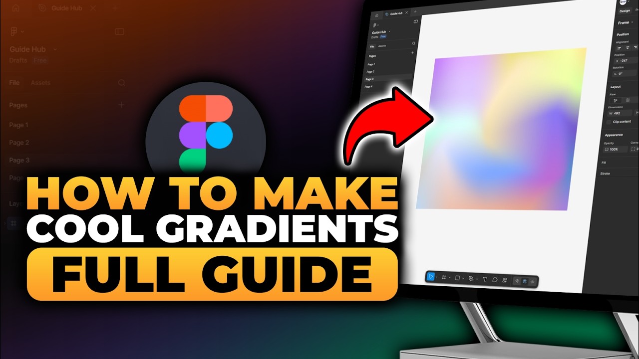 How To Make Cool Gradients in Figma (FAST & EASY) | 100% WORKS | NO Yapping, To The Point!