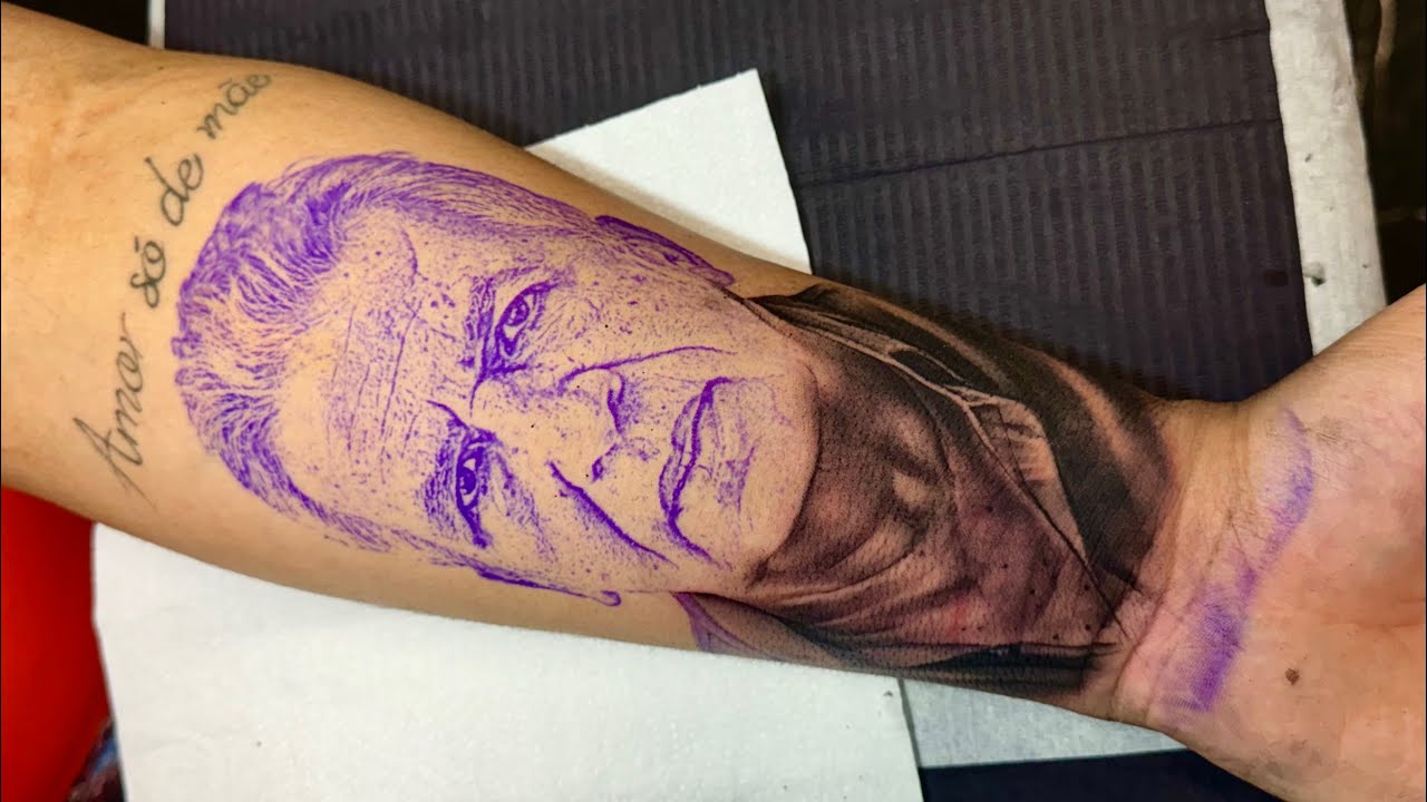 TATUAGEM DE ROSTO REALISTA ( CHICO MORBENE ) tattoo portrai, realistic