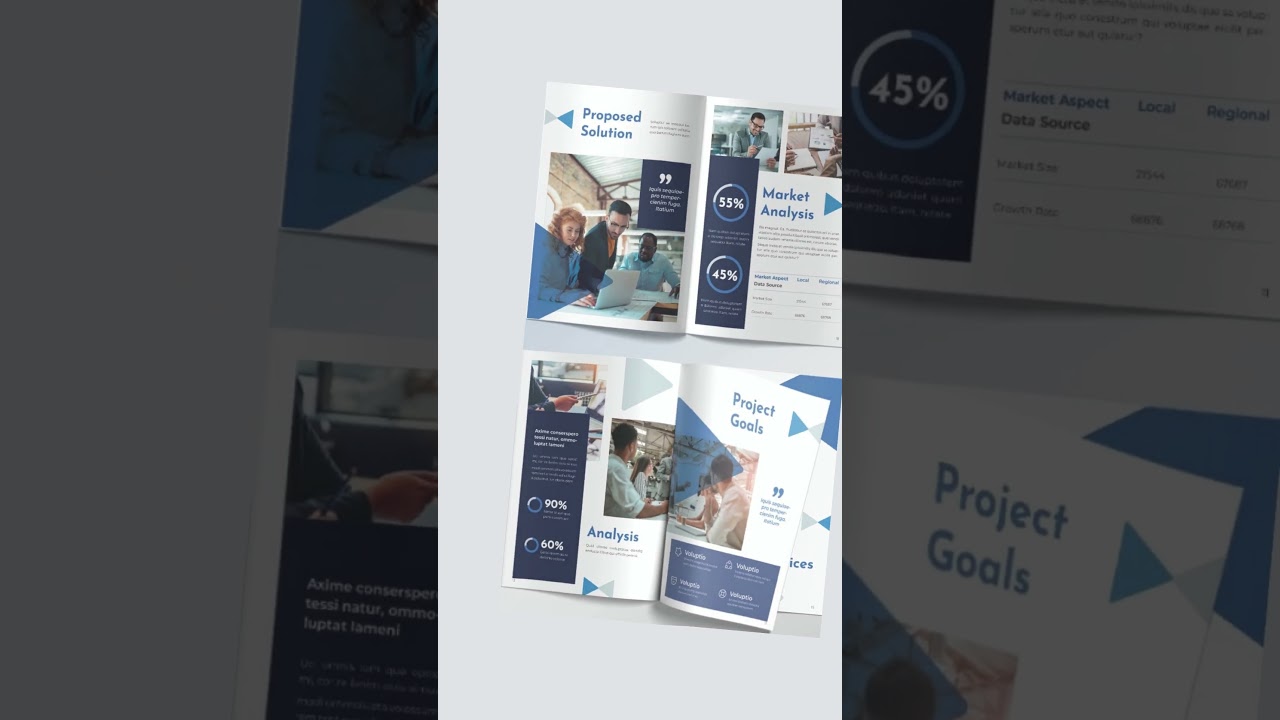 Project Proposal Template 🗂️🗂️ #graphypix #brochuredesign