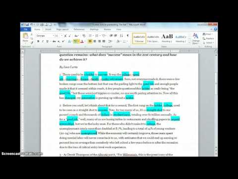 AVID’s – Marking the Text Strategy – Fountain Middle School Teacher’s ...