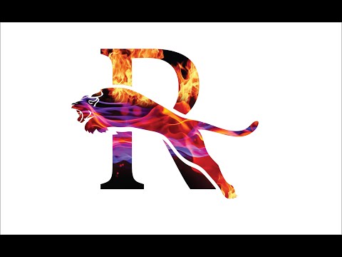 Corel Draw: Letter R logo design in Corel Draw