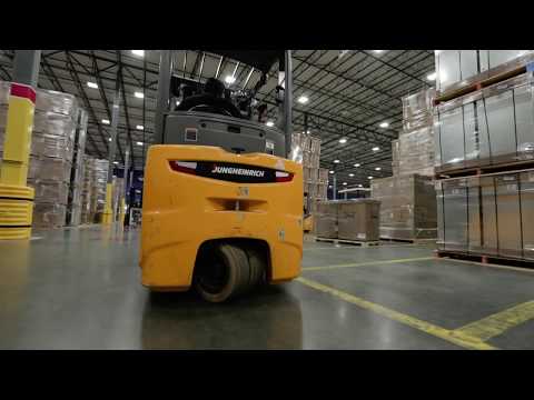 Jungheinrich® Three Wheel Electric Counterbalanced Forklift Review - Daikin Manufacturing