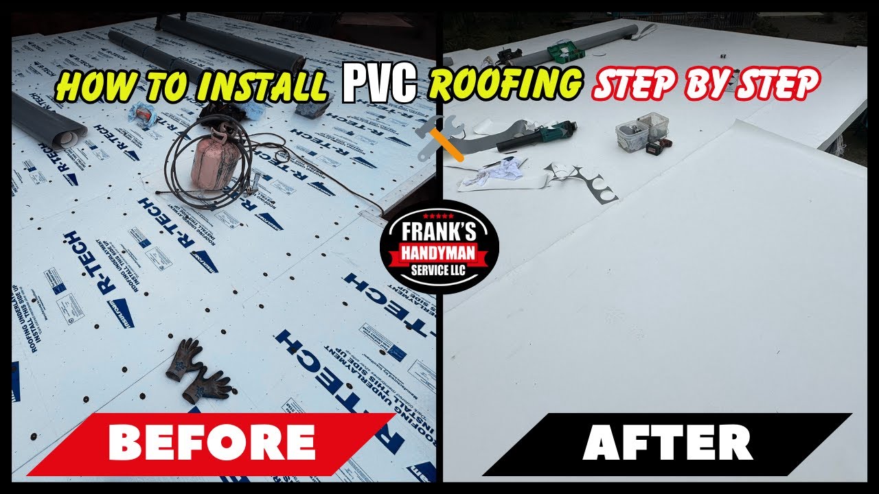 🛠️ How to Install PVC Roofing Membrane Step-by-Step in 2025🔧 | Frank Handyman in Portland, Oregon