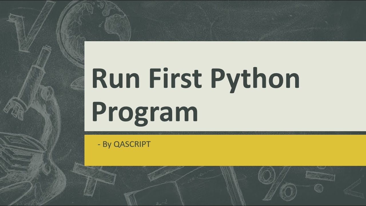 Selenium WebDriver with Python Tutorial -  How to run your first Python Program from Text Editor?