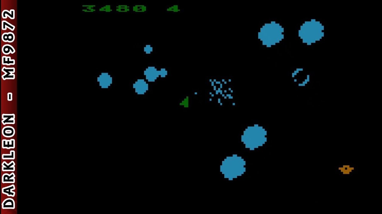 Atari 5200 - Asteroids © 1982 Atari - Gameplay