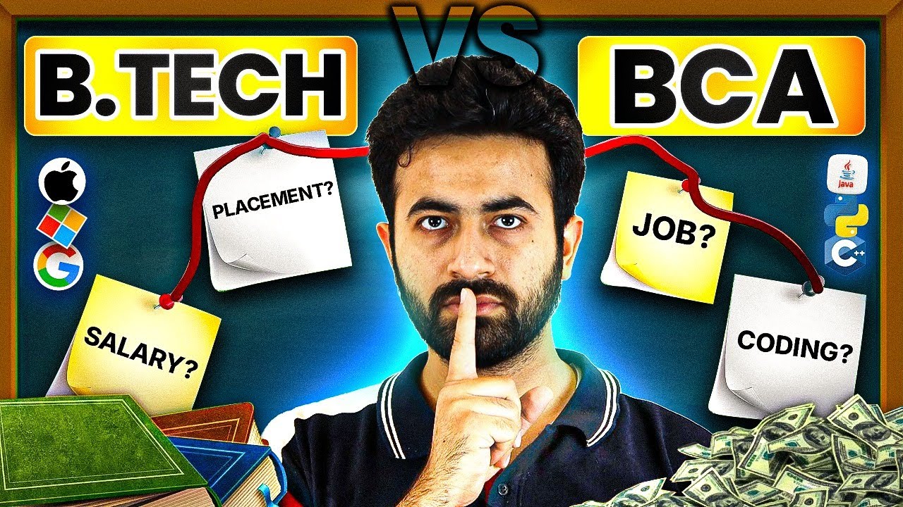 B.Tech Vs BCA 🤔 | Which Is Better to Become a Software Engineer?