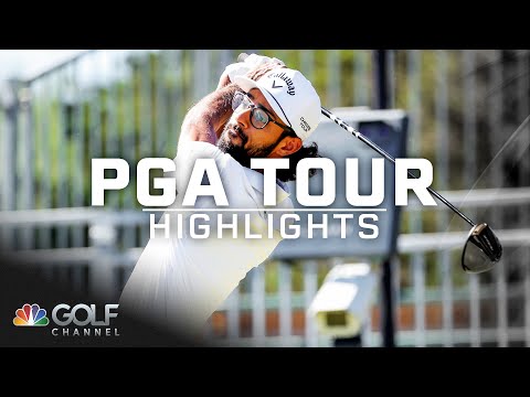 Highlights: Akshay Bhatia's stellar 9-under Valero Texas Open Round 1 | Golf Channel