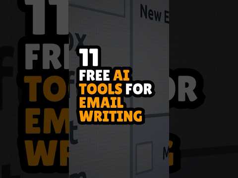 11 Free AI Tools for Email Writing #freeaitools #emailwriting