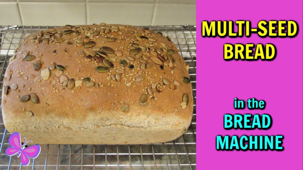 MULTI-SEED BREAD in the BREAD MACHINE!  Bread Recipes | #LeighsHome