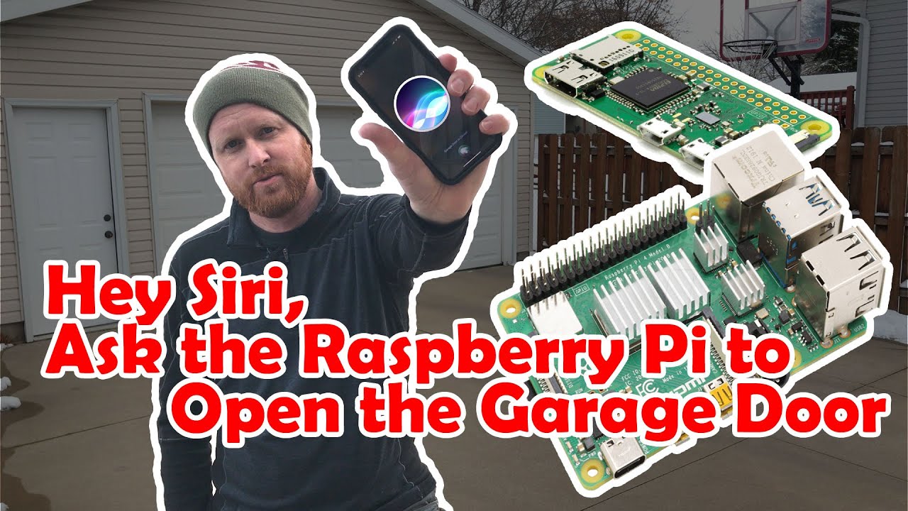 Siri Controlled Garage Door Opener Using a Raspberry Pi. DIY Project Complete Tutorial