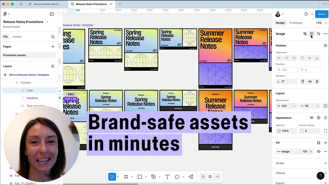 Set up configurable templates in Figma Buzz