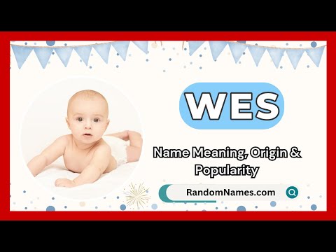 Wes - Baby Boy Name Meaning, Origin & Popularity - RandomNames.com
