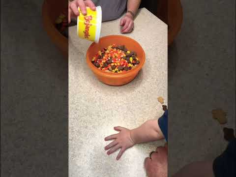 Fall Snack Mix :: Toddler Snacks :: Fun Snacks for Kids and Adults 🙃