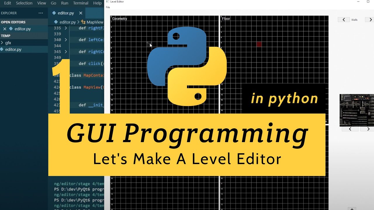 GUI Programming in Python: Let's make a level editor (part 1/5)