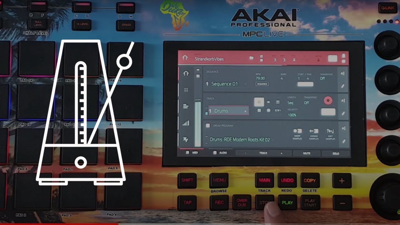 MPC Metronom Shortcut