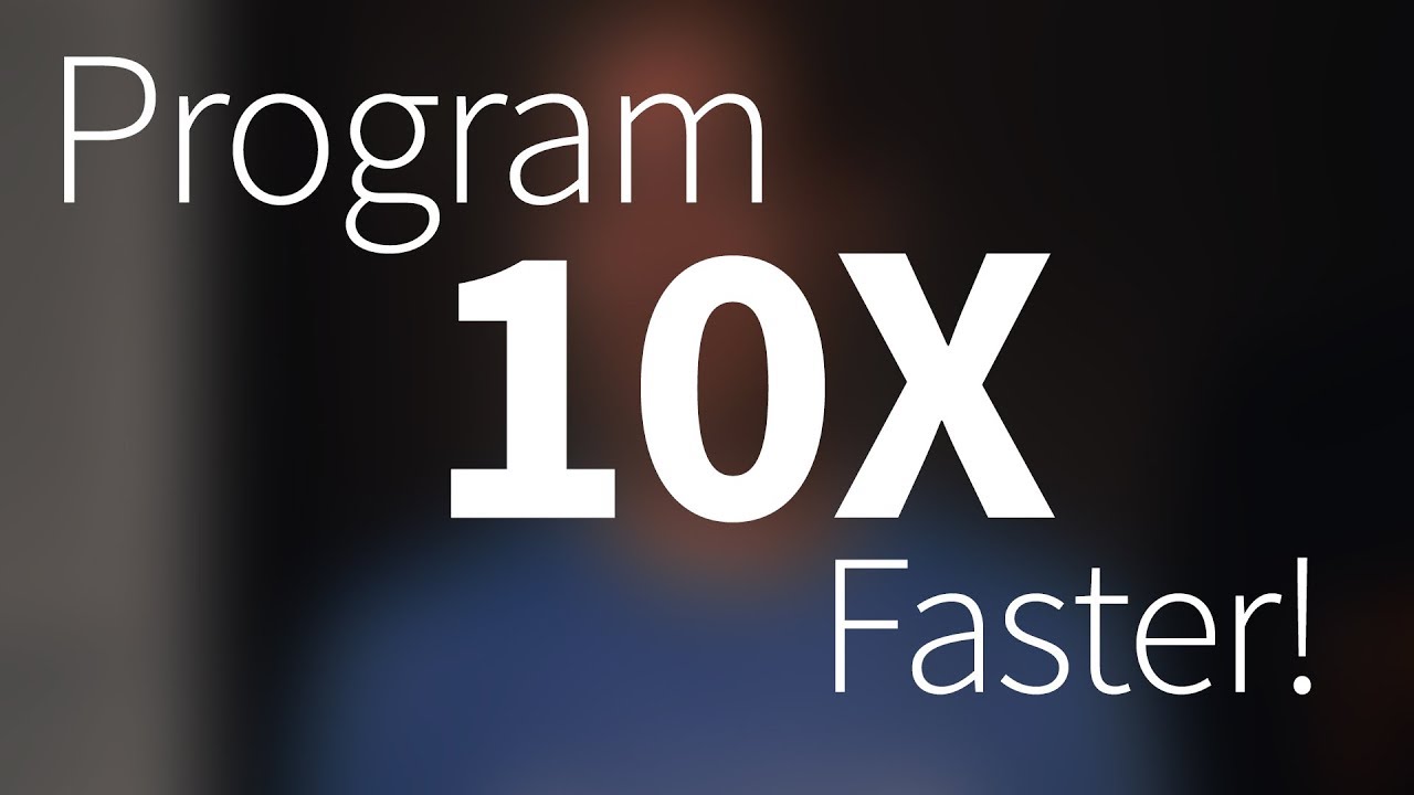 Three strategies for finishing programming projects 10-times faster.