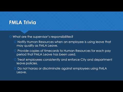 Family and Medical Leave Act (FMLA)