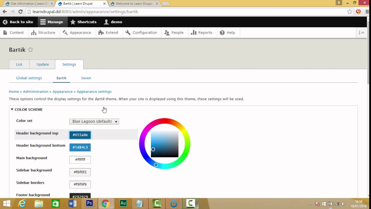 How to Change The Drupal 8 Site Name and Logo Tutorial