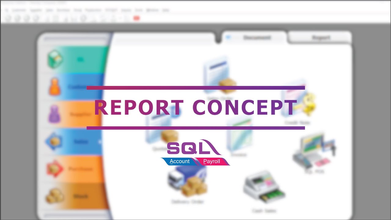 SQL Accounting Software – Report Concept – PC KLINIK NIAGA